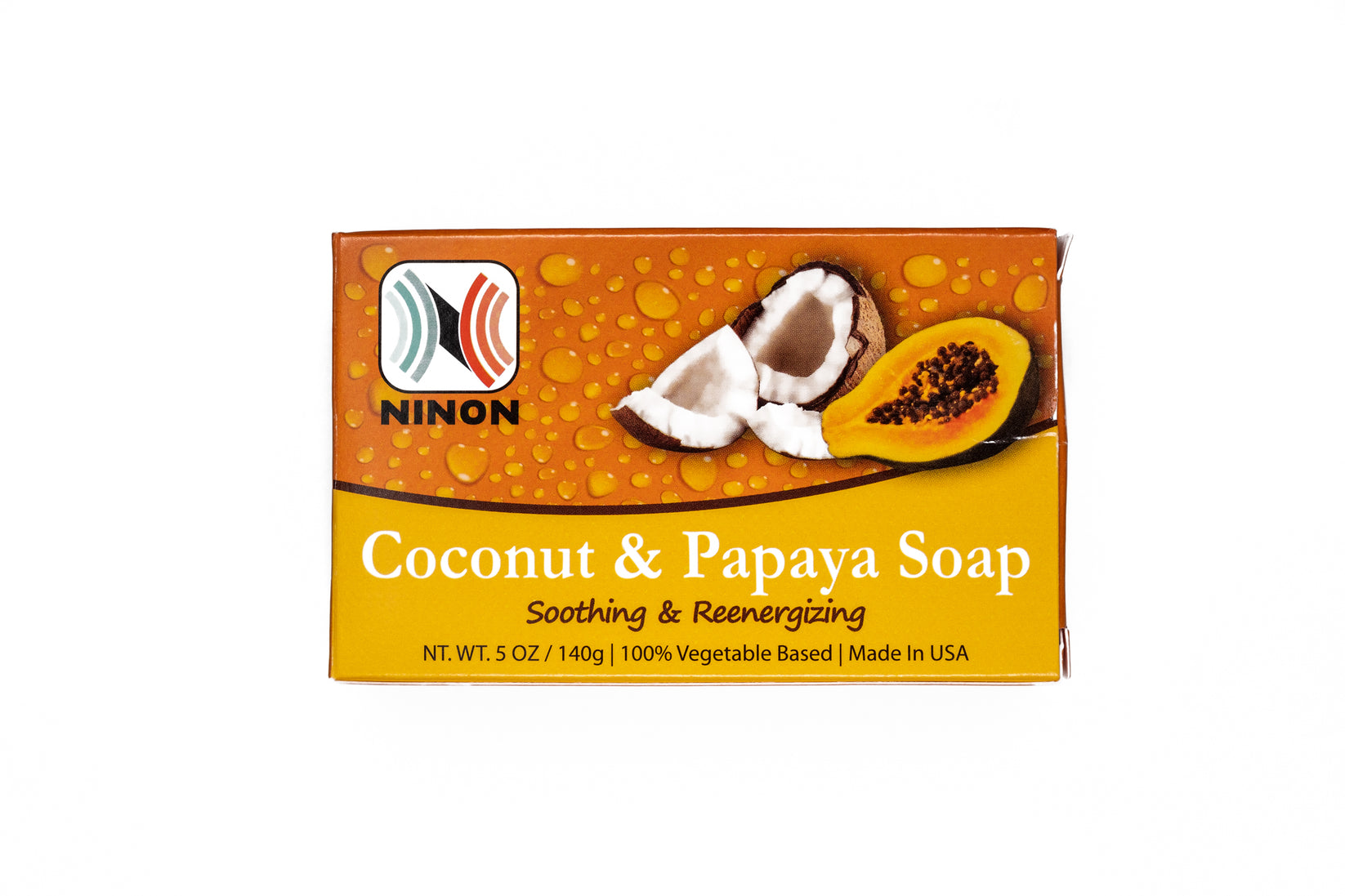 Ninon Coconut & Papaya Soap – 5 oz Natural Skincare Bar